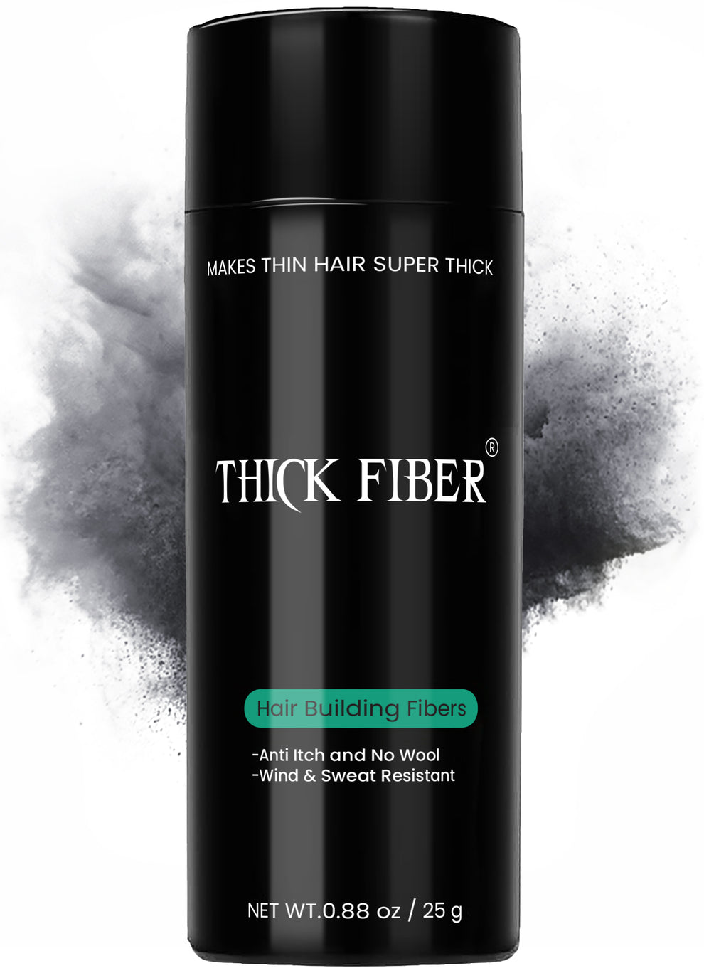 Hair Fibres 25g - Single Bottle – THICK FIBER - Hair Building Fibre
